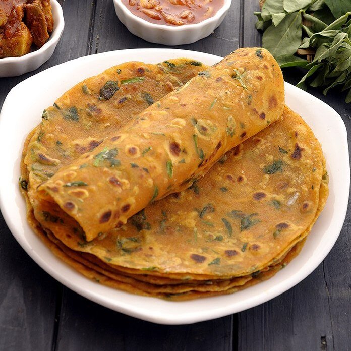 Spinach Thepla – Sukhadi Kitchen